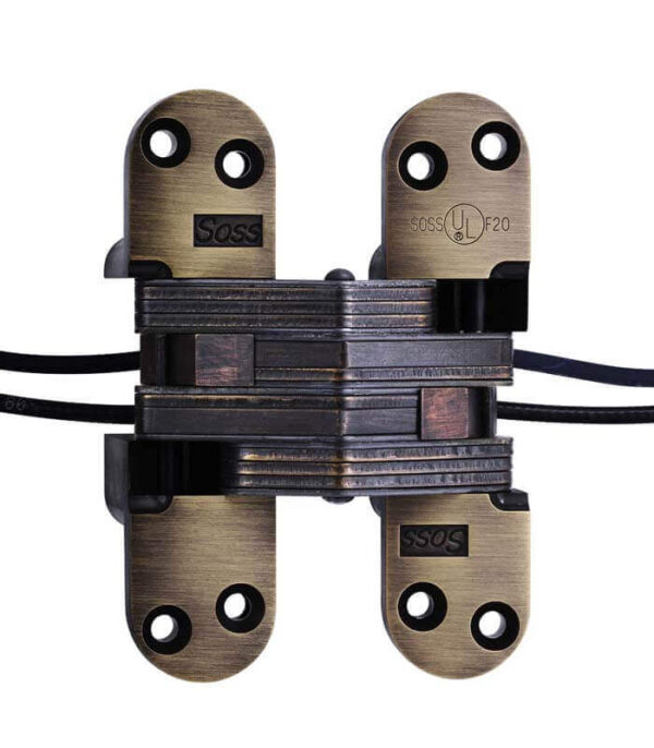 Soss Model 220SSPT Stainless Steel Power Transfer Invisible Hinge ...
